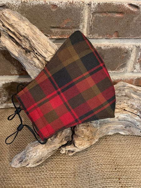 Canadian Tartan Social Distancing Fitted Mask – Tartan Gal Designs
